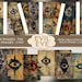 Vintage Grunge Evil Eye Journal Paper. Digital Paper of Mystic Nazar ...