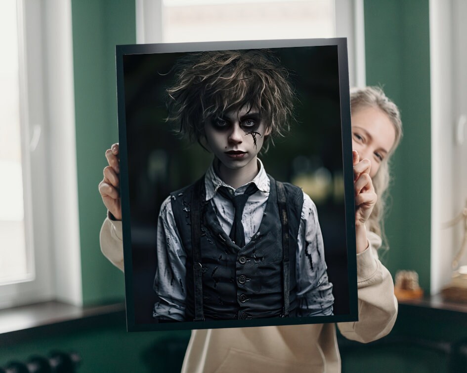 Gothic Tim Burton Boy. Digital Paper and JPEG Files of Tim - Etsy