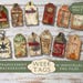 Days of the Week Junk Journal Tags. Digital Paper of Vintage Grunge ...