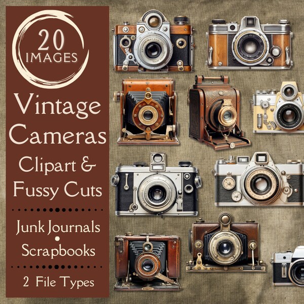 Vintage Camera Art - Etsy