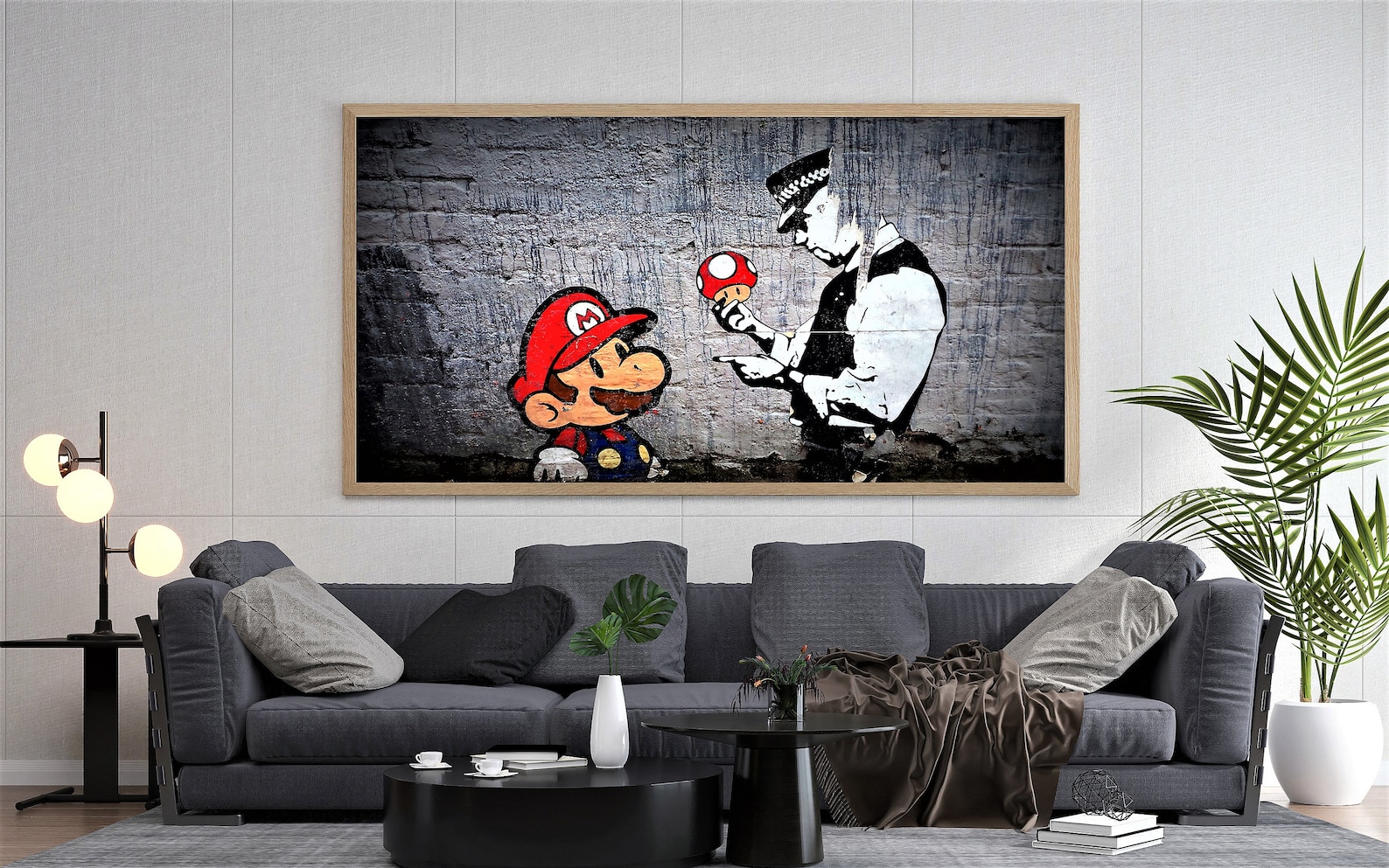 Super Mario, Banksy, Super Mario Grafitti, Mario Printable Poster ...