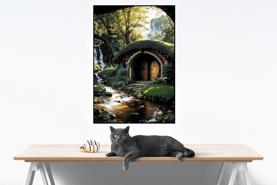 The Hobbit, Lord of the Rings, Rivendell Poster, Hobbit House, Hobbit ...