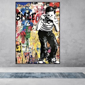Murals Street Art, Urban Graffiti, Banksy Kid, Kid Graffiti, Urban ...