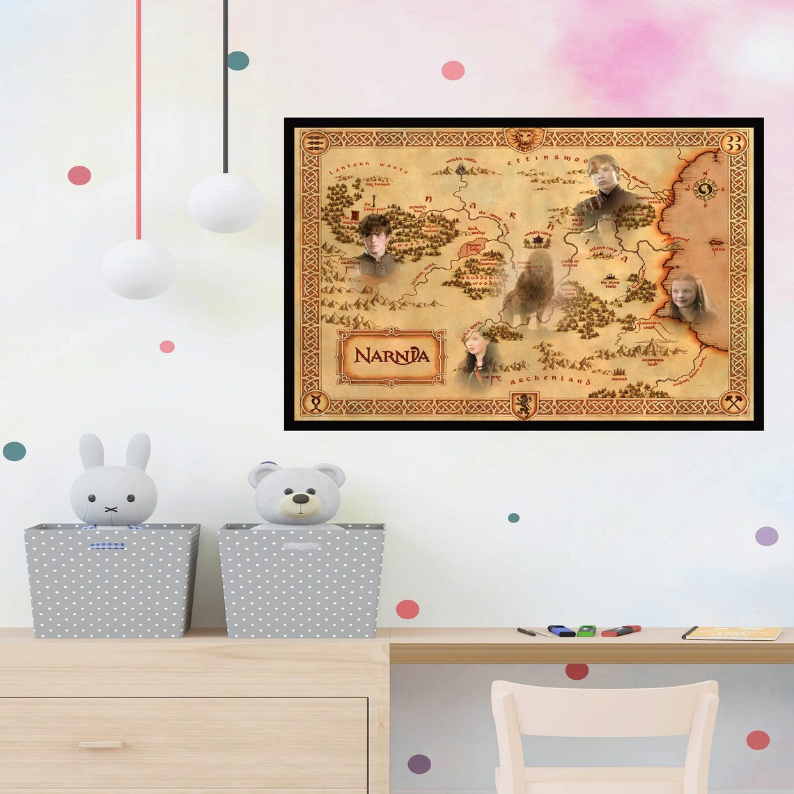 Narnia Narnia Map Narnia Poster Narnia Art Narnia Print - Etsy