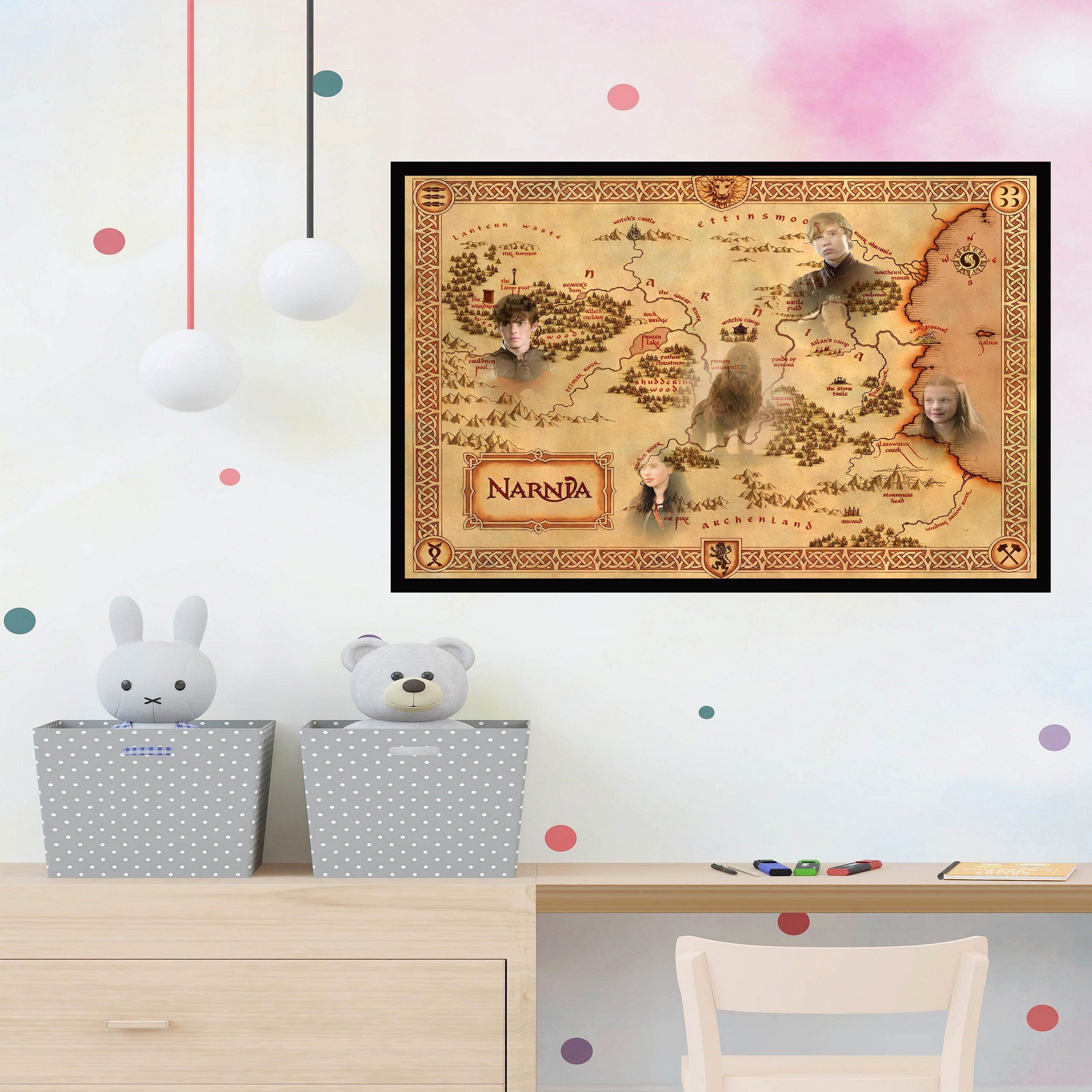 Narnia Narnia Map Narnia Poster Narnia Art Narnia Print - Etsy