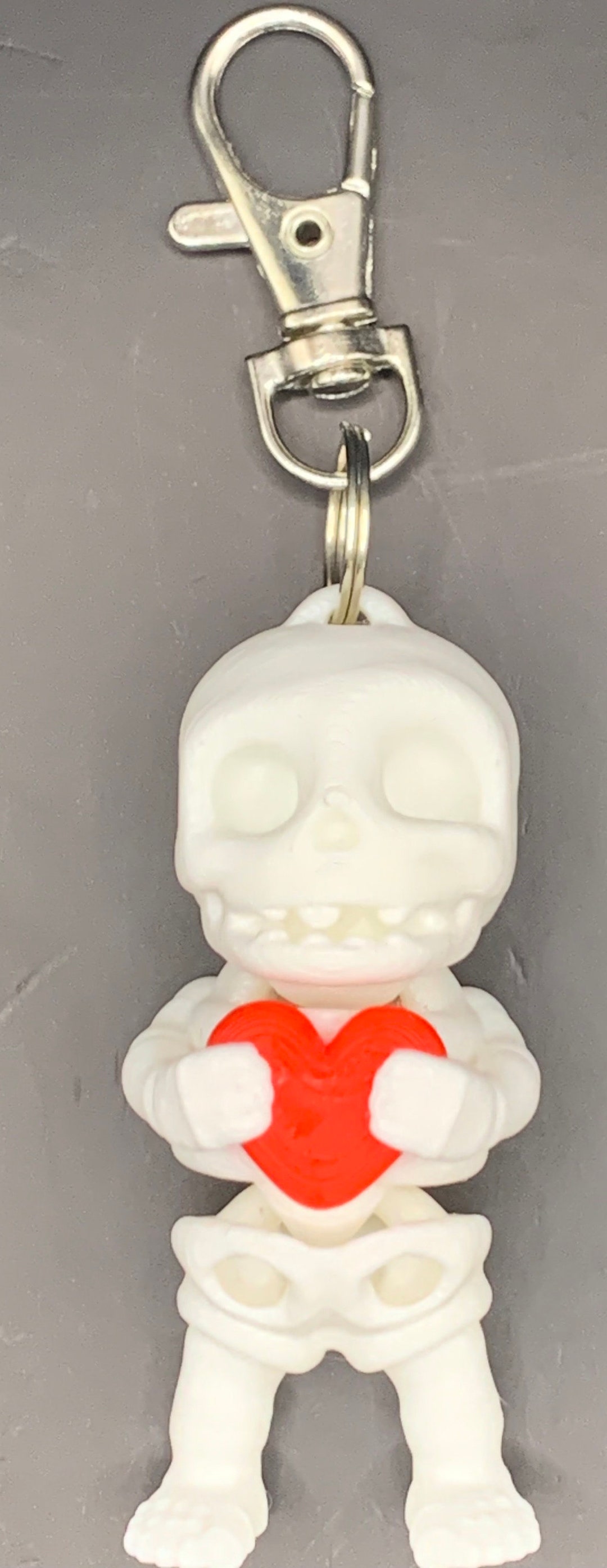 Tiny Skeleton Heart Fidget Toy Valentines Articulating 3D Printed Toy ...