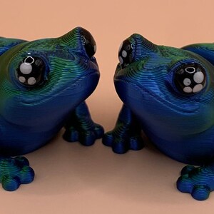 Tiny Frog Fidget Toy Articulating 3D Printed Toy Frog Toy - Etsy