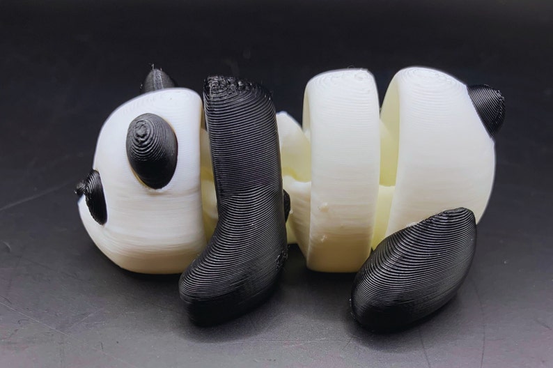 Panda Fidget Toy Articulating Panda Toy 3D Print - Etsy