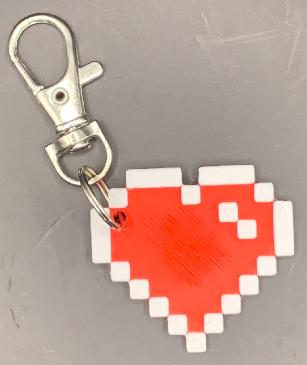 8 Bit Heart Fidget Toy Valentines Articulating 3D Printed Toy Heart Toy ...