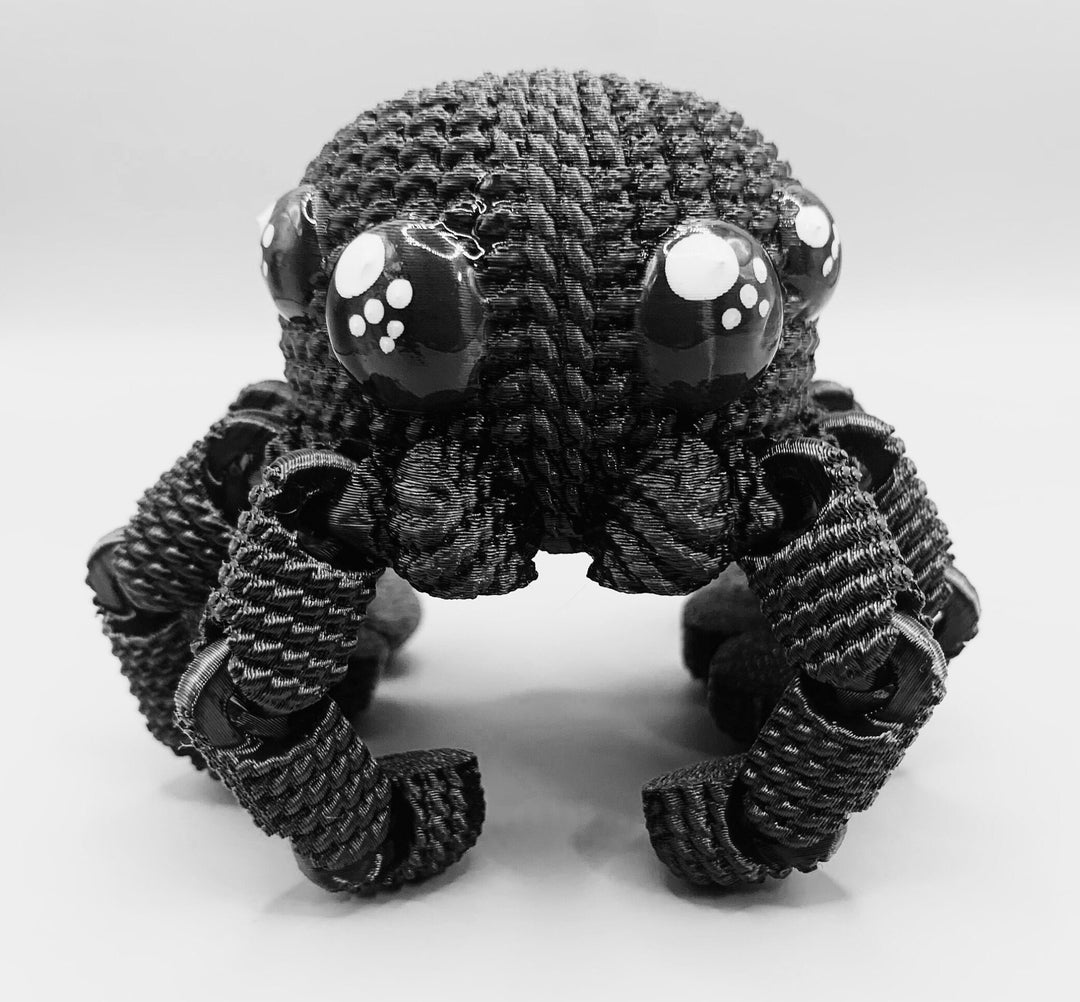 Crochet Spider Fidget Toy 3D Print Articulating Toy Spider Toy - Etsy