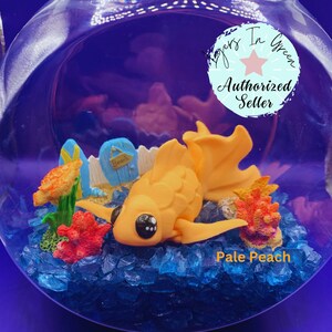 3D Printed Goldfish Articulating Fidget Toy Fish Fidget - Etsy