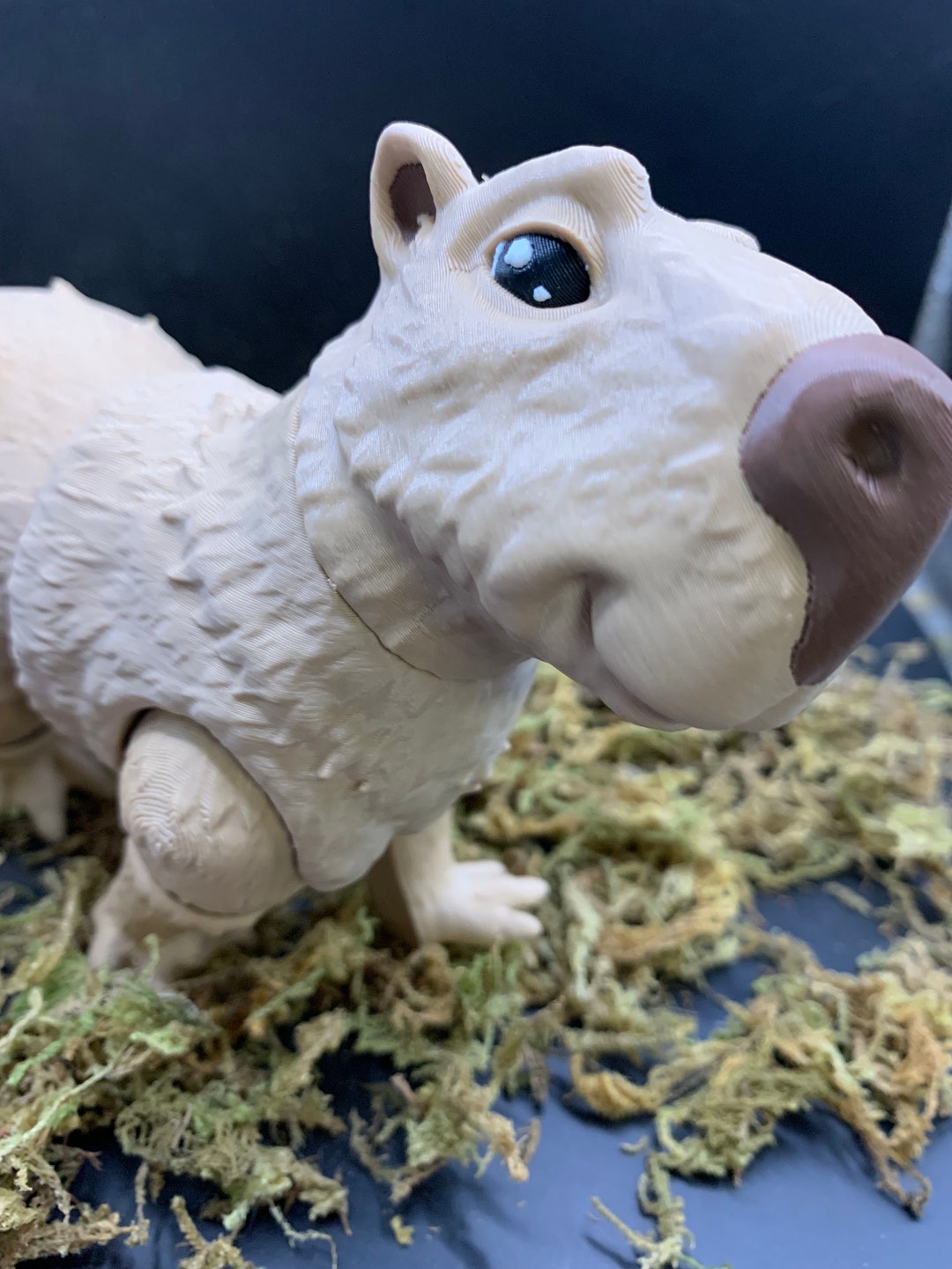 Capybara Toy Fidget Bearded Capybara Articulating Desk Pet - Etsy