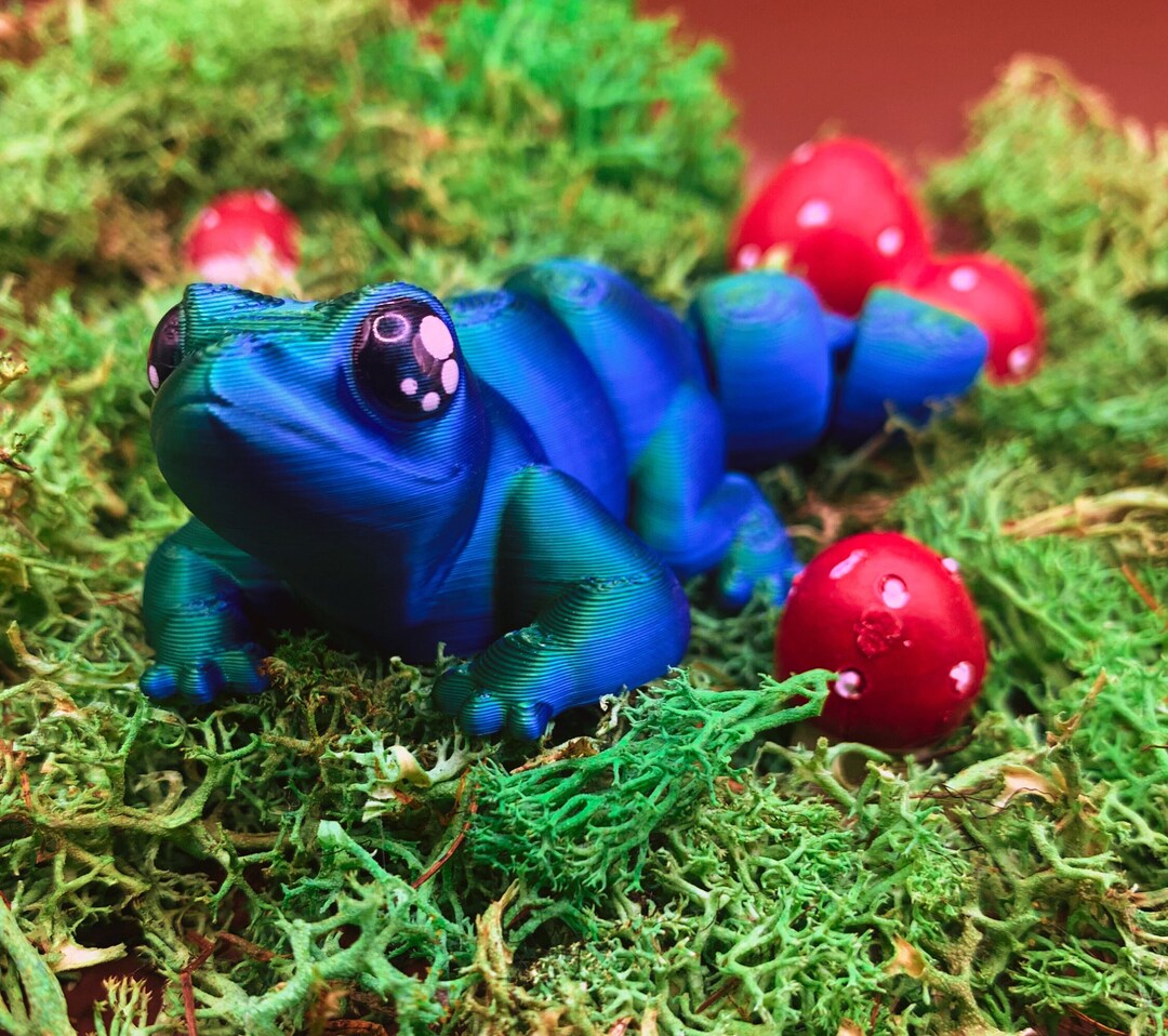 Tiny Lizard Fidget Toy Articulating 3D Printed Toy Lizard Toy - Etsy