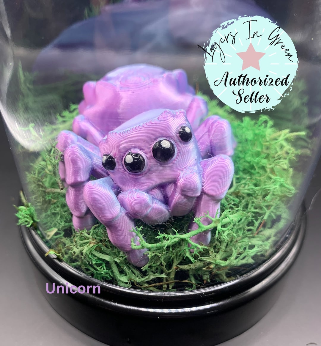 Jumping Spider 3D Print Spider Halloween Spider Spooky Gift - Etsy