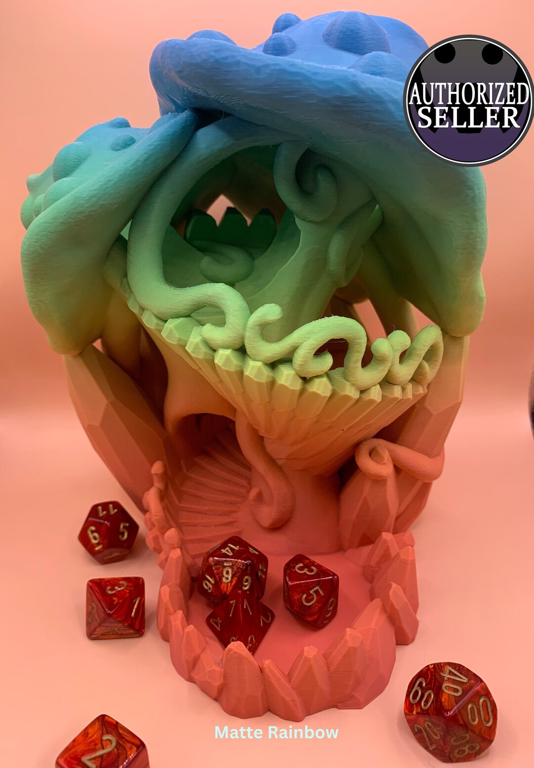 Crystal Mushroom Dice Tower 3D Printed Dice Tower - Etsy