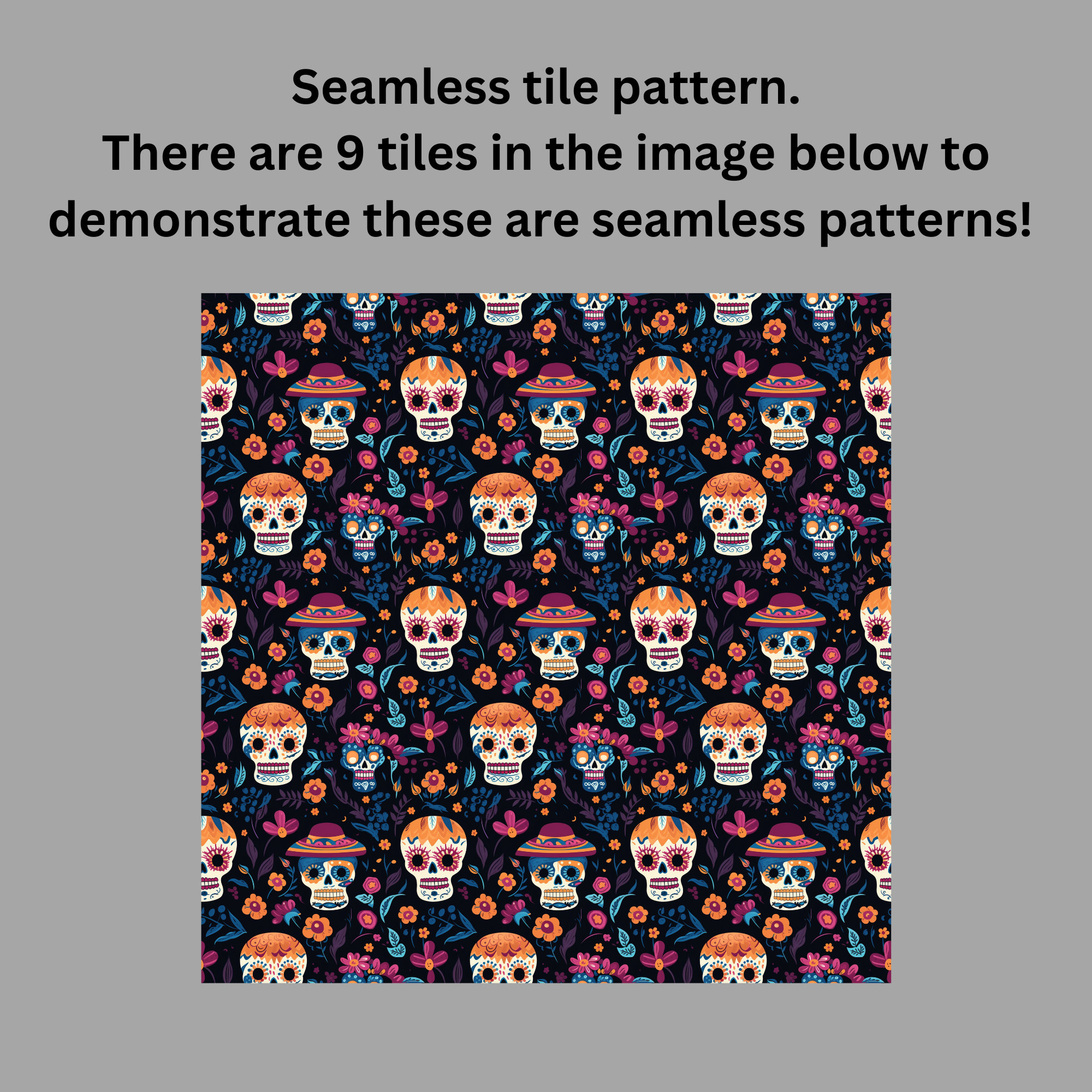Seamless Day of the Dead Animals Digital Paper Pack, Alebrijes, Dia De ...