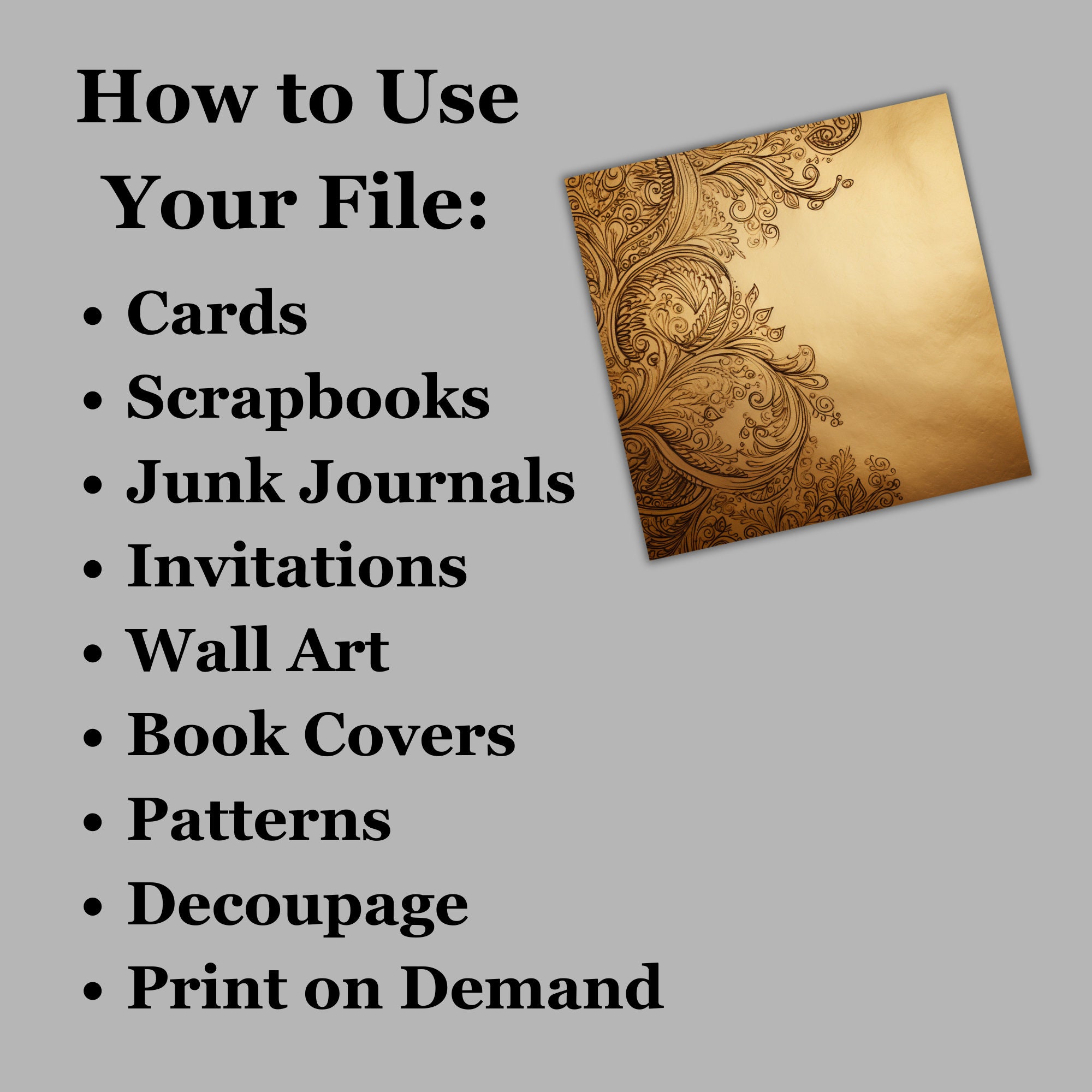 Gold Henna Pattern Digital Paper Indian Texture Background Indian ...