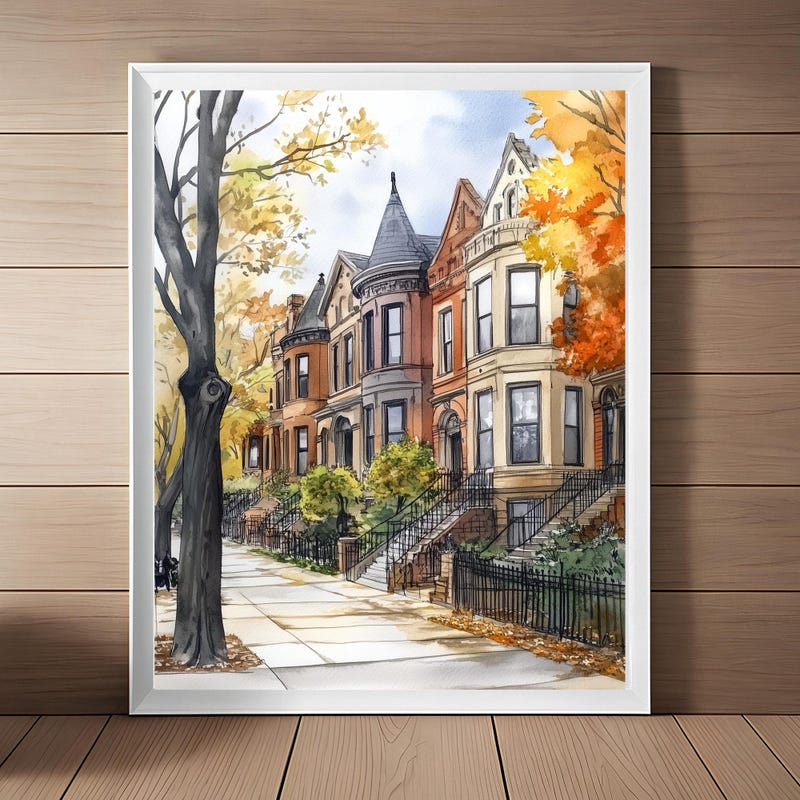 Brownstone Art - Etsy