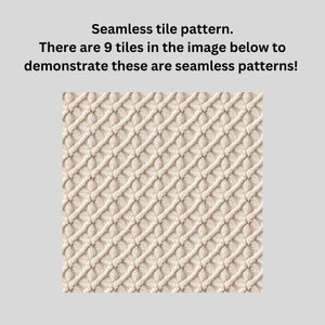 Knitted Texture Digital Paper: Beige Wool, Crochet Patterns (digital ...