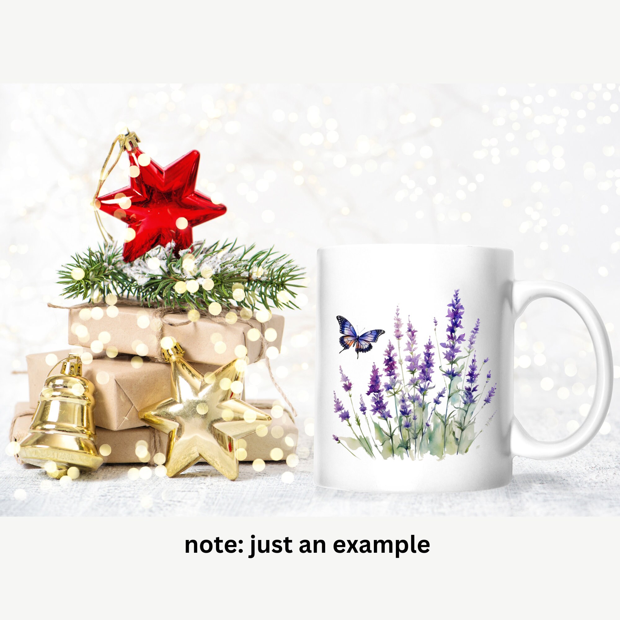 Watercolor Lavender Garden Clipart Bundle Provence Floral - Etsy