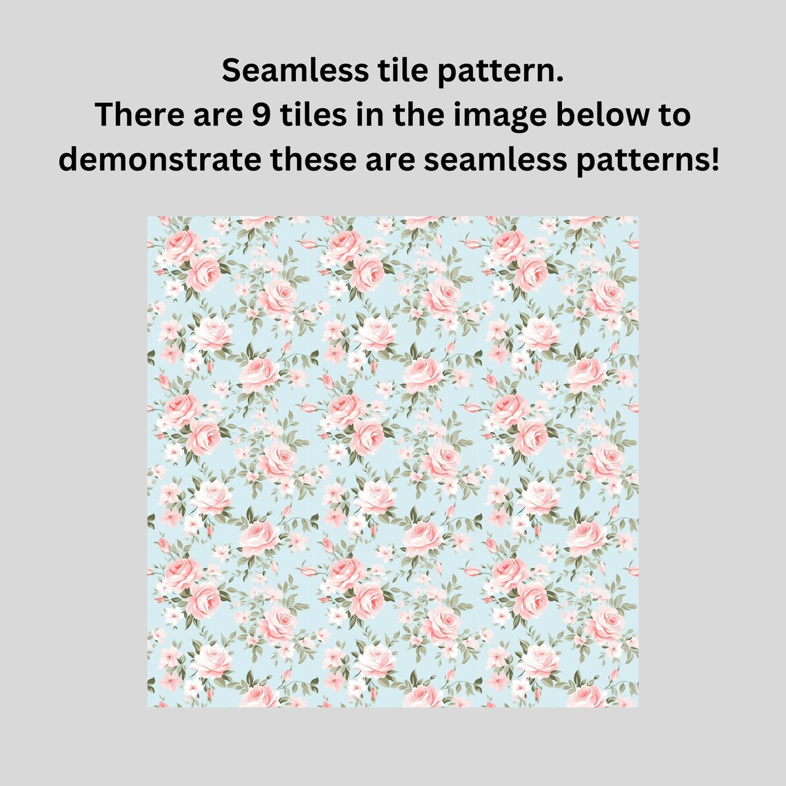 Shabby Chic Floral Digital Paper: Seamless Vintage Rose Patterns ...