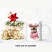 Cute Pink Christmas Reindeer Clipart, Pink Watercolor Christmas, Girly ...