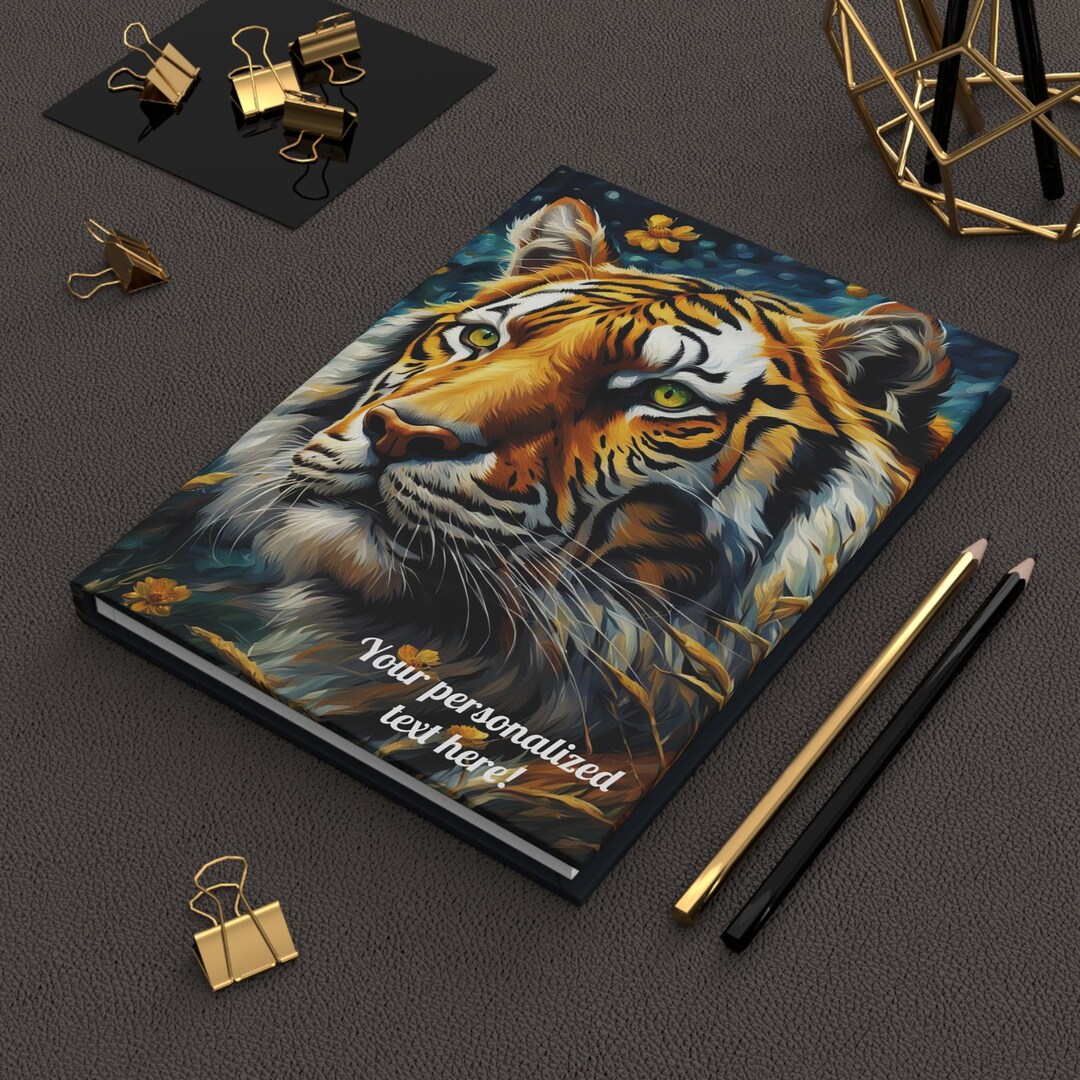 Siberian Tiger Journal - Custom 5.75x8 Matte Hardcover, 150 Lined Pages ...