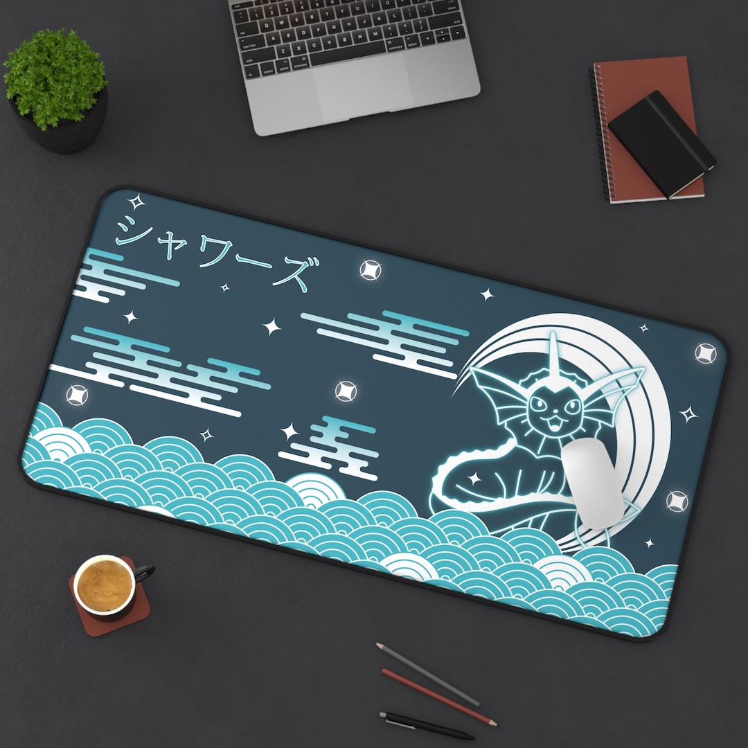 Vaporeon Water Type - Mousepad, Desk Mat, XXL Extended Mousepad, Giant ...