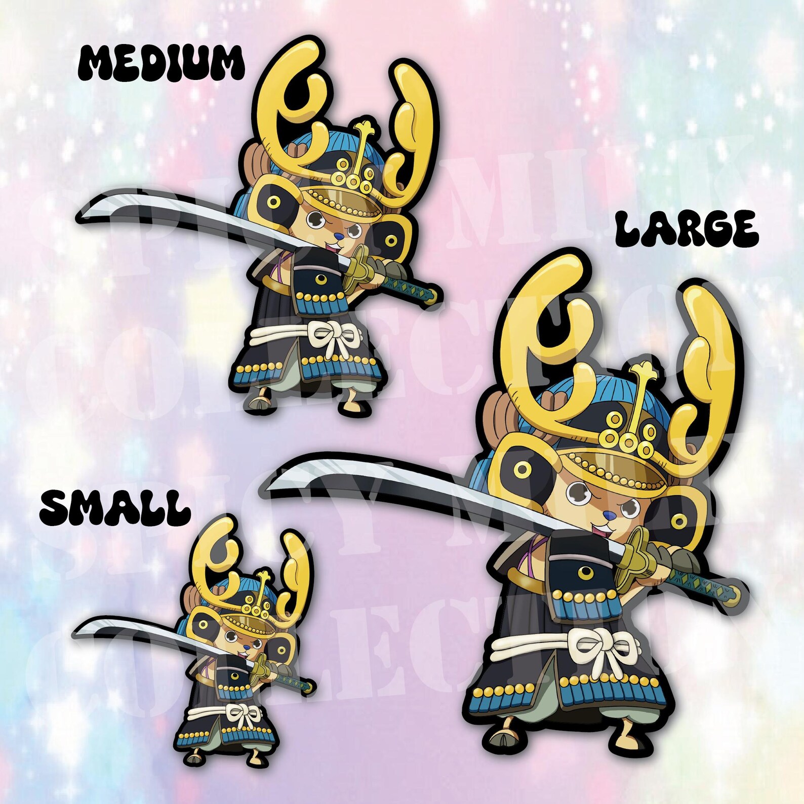 Samurai Chopper Sticker Glossy Vinyl Sticker Laptop, Planners ...