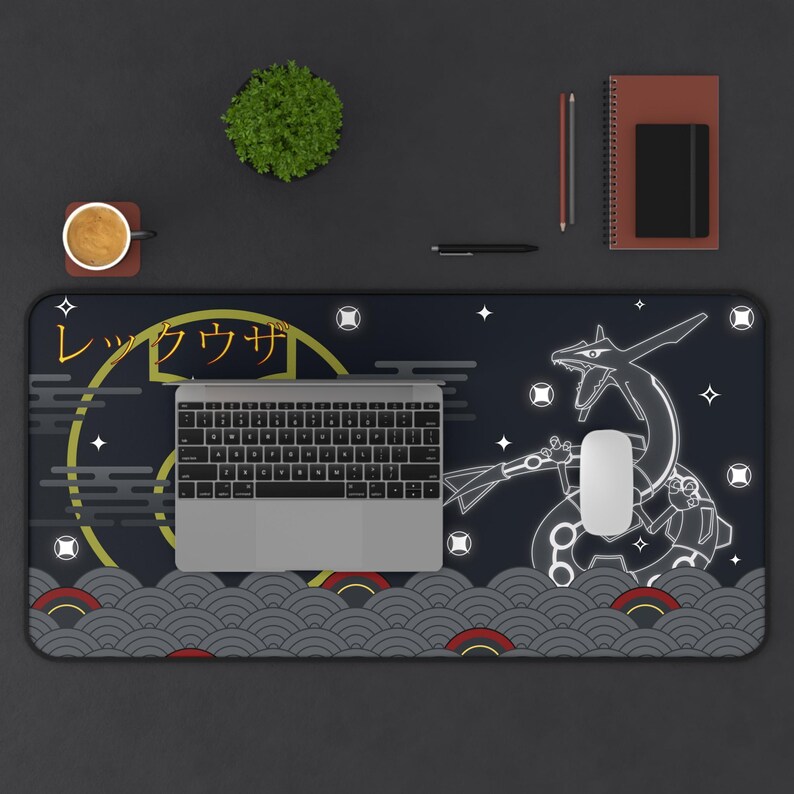 Shiny Rayquaza Pkm - Mousepad, Desk Mat, XXL Extended Mousepad, Giant ...