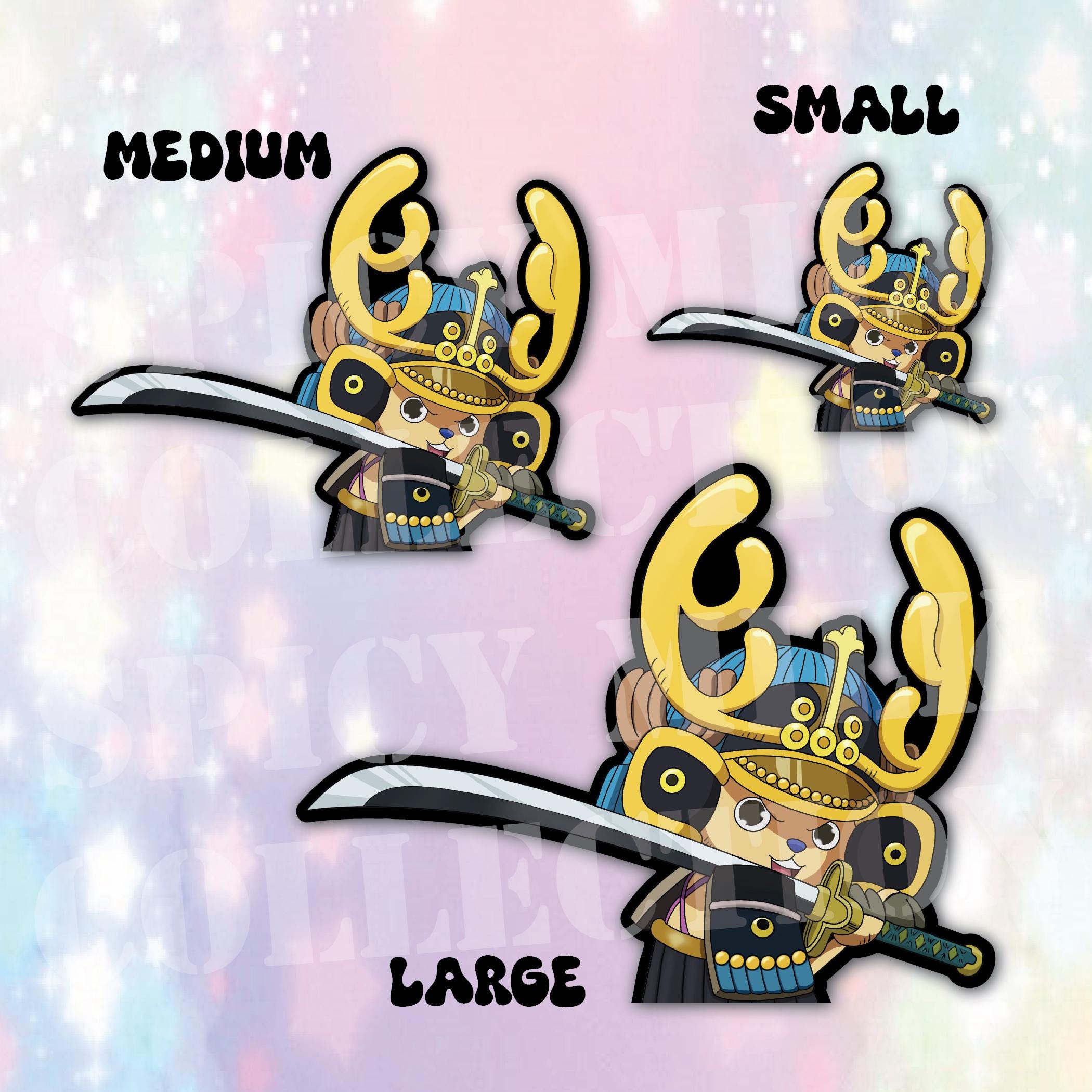 Samurai Chopper Sticker Glossy Vinyl Sticker Laptop, Planners ...
