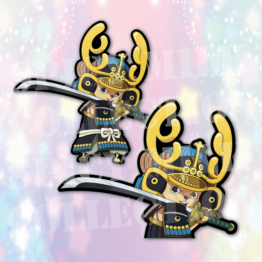 Samurai Chopper Sticker Glossy Vinyl Sticker Laptop, Planners ...