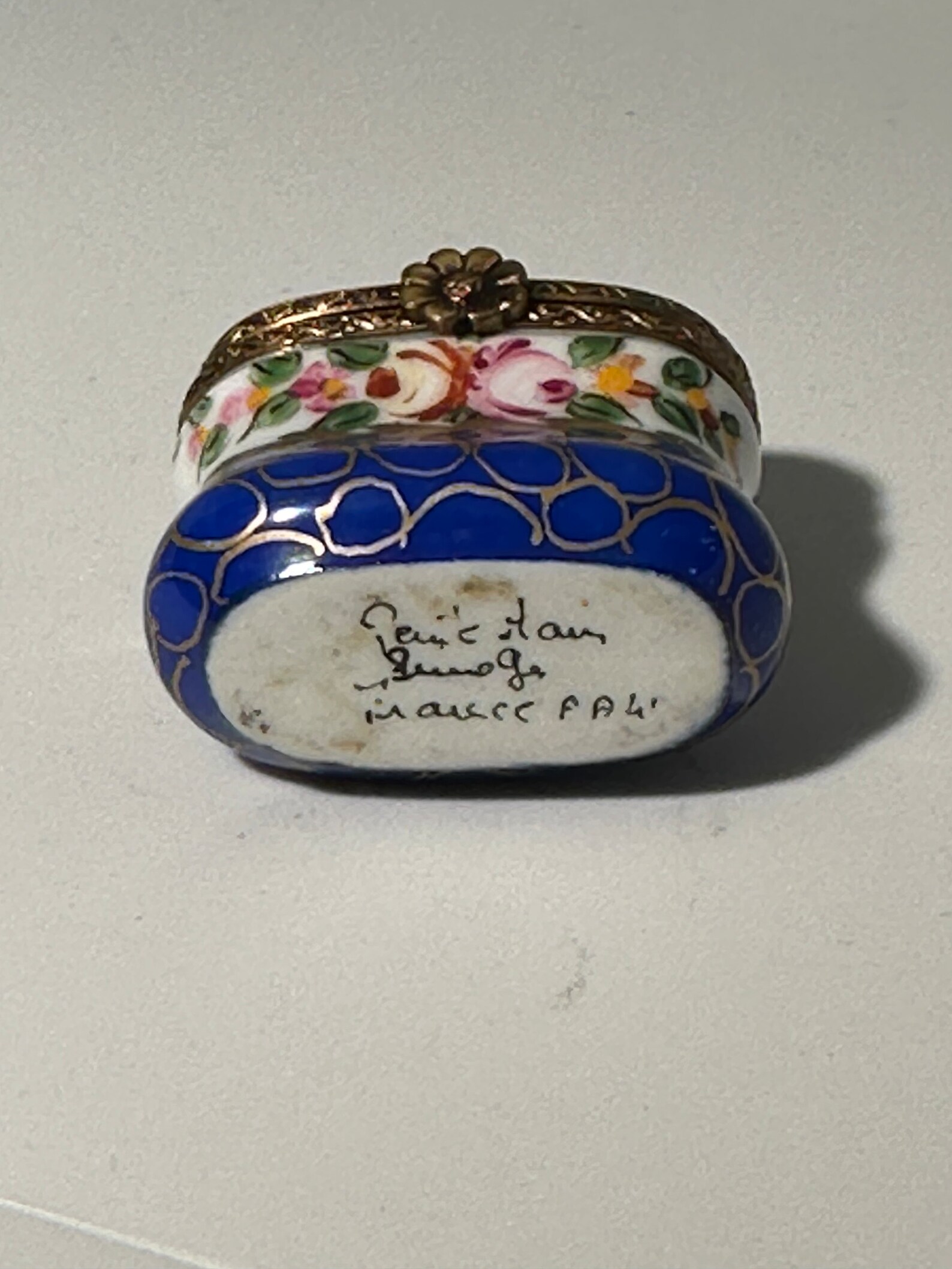 Vintage Hand Painted Limoges China Trinket Box - Etsy