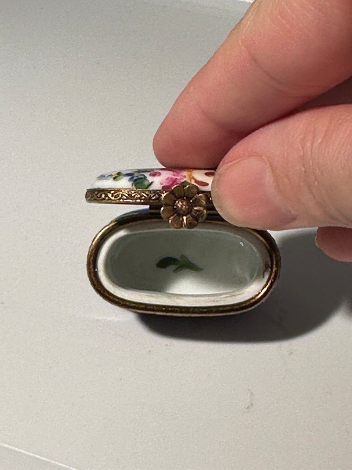 Vintage Hand Painted Limoges China Trinket Box - Etsy
