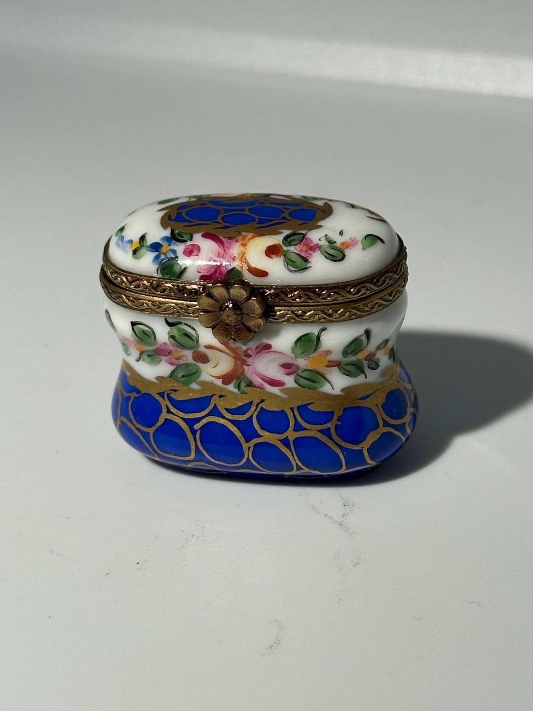 Vintage Hand Painted Limoges China Trinket Box - Etsy