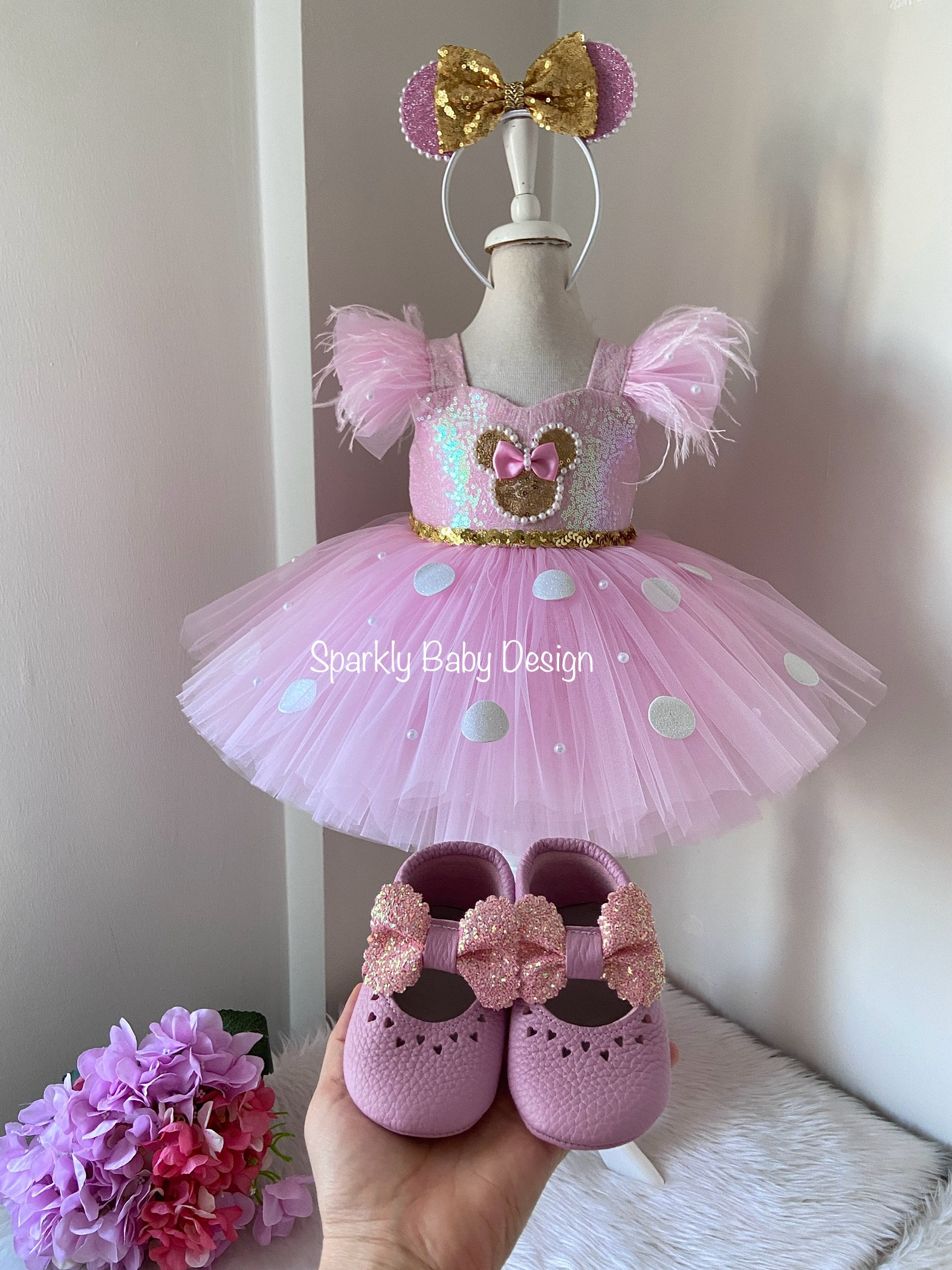 Minnie Mouse Costume. Baby Girl Minnie Mouse Costume. Brithday Minnie ...
