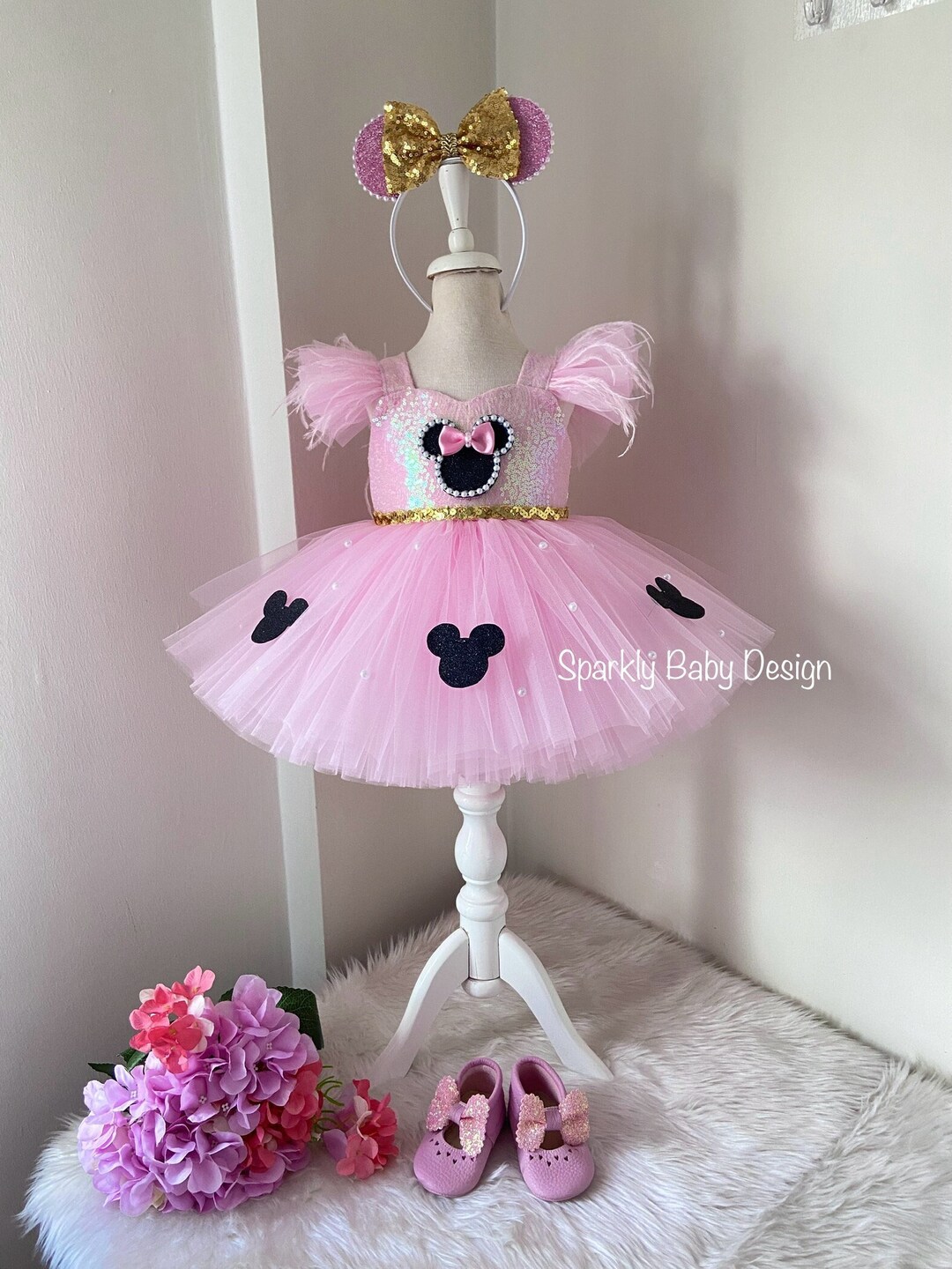 Minnie Mouse Costume. Baby Girl Minnie Mouse Costume. Brithday Minnie ...