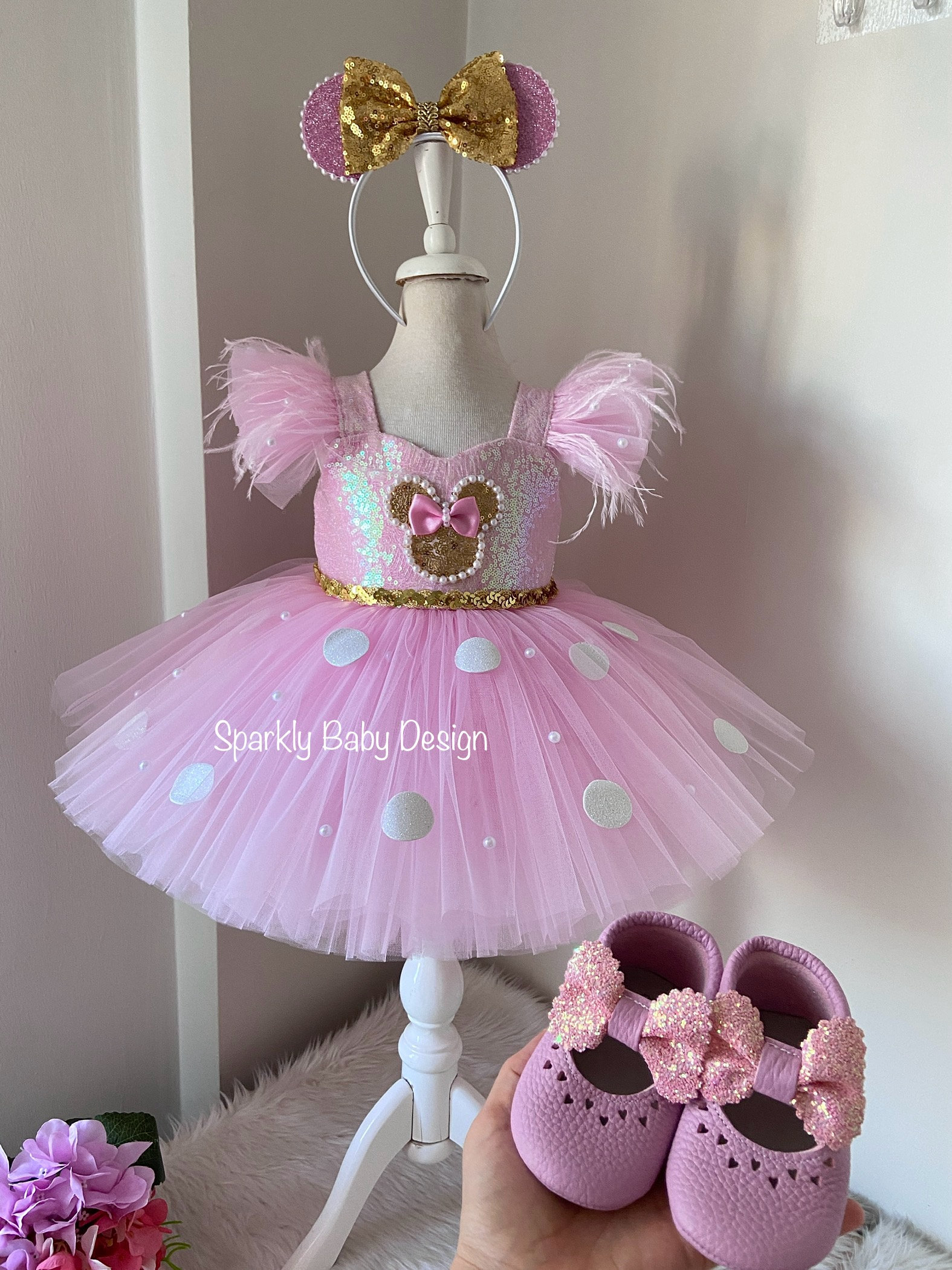 Minnie Mouse Costume. Baby Girl Minnie Mouse Costume. Brithday Minnie ...