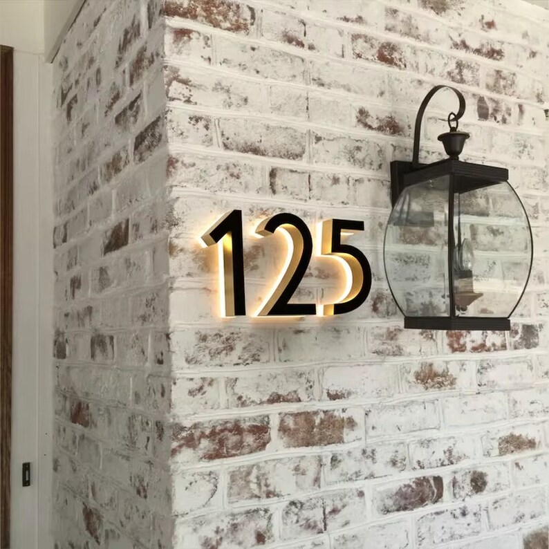 House Numbers | Business Sign | Modern House Numbers | Address Numbers ...