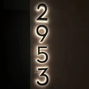 House Numbers | Business Sign | Modern House Numbers | Address Numbers ...