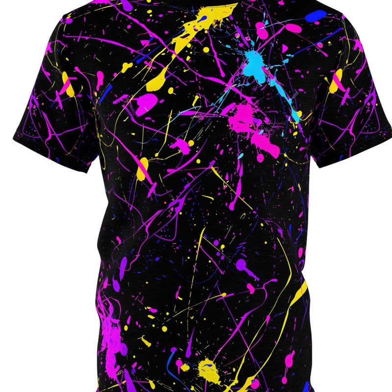 Neon Splatter - Etsy