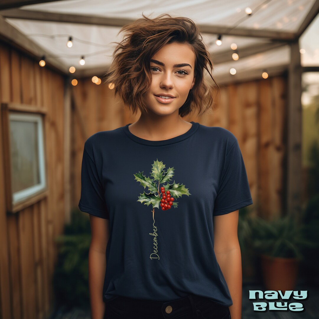 Birth Flower Birth Month Botanical for December V1 Flower - Etsy