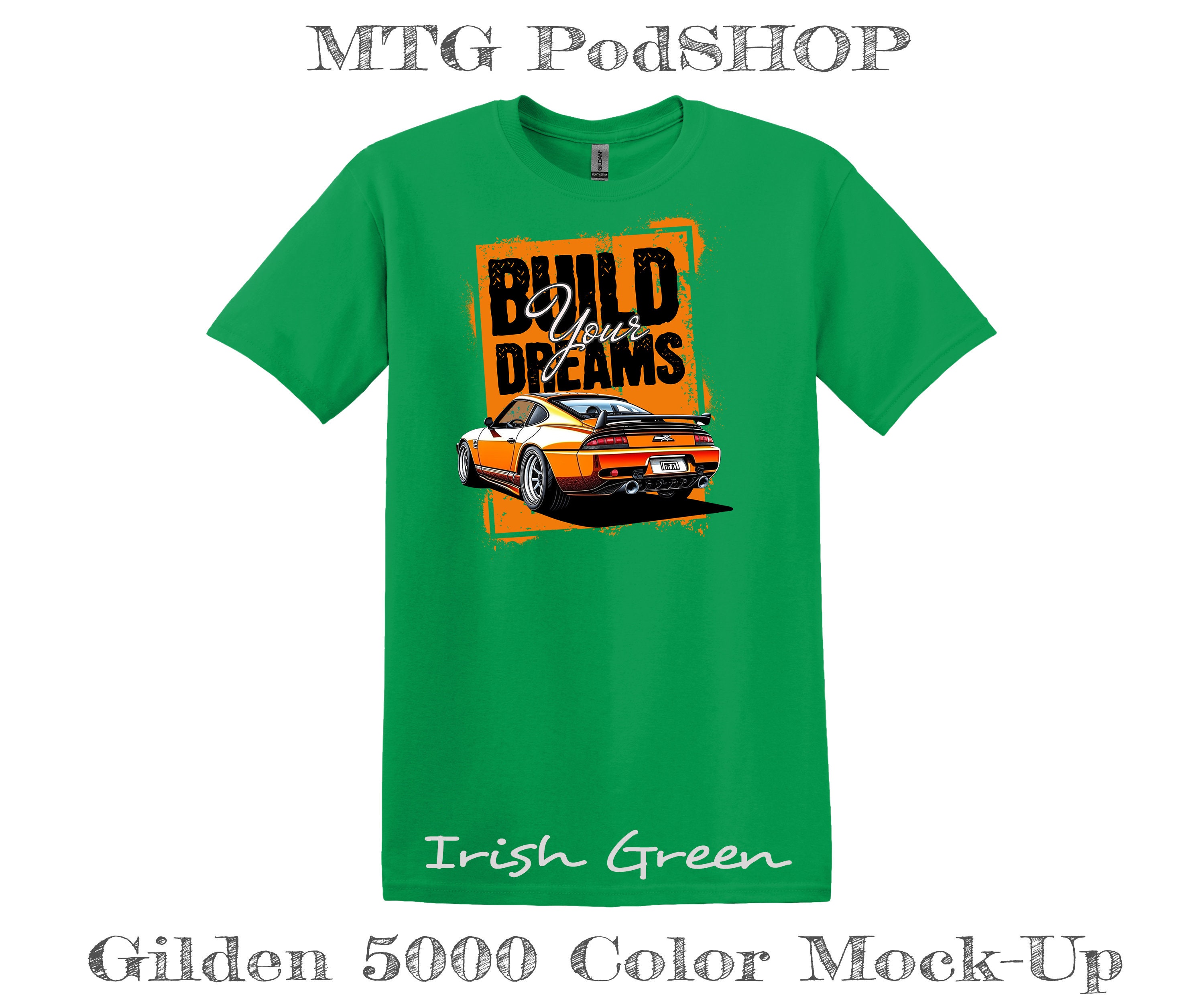 Build Your Dreams Exotic Car T-shirt, Gearhead Shirt, Muscle Car Shirt ...