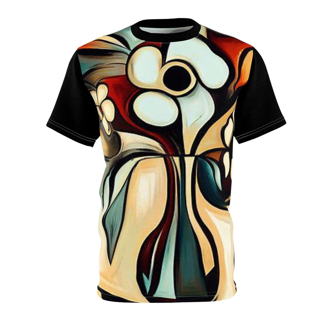 Picasso Inspired Floral, Picasso Tee, Artist Tee, Abstract Tee ...