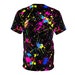 Neon Paint Splatter T-shirt: Abstract Party Tee - Etsy