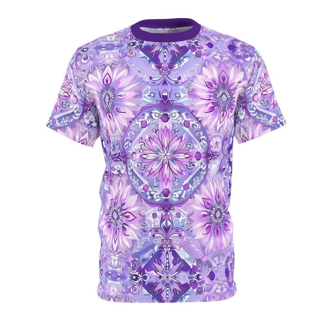 Lavender Mandala Tee 2, Limited Edition Tee, Party Shirt, Events Tee ...