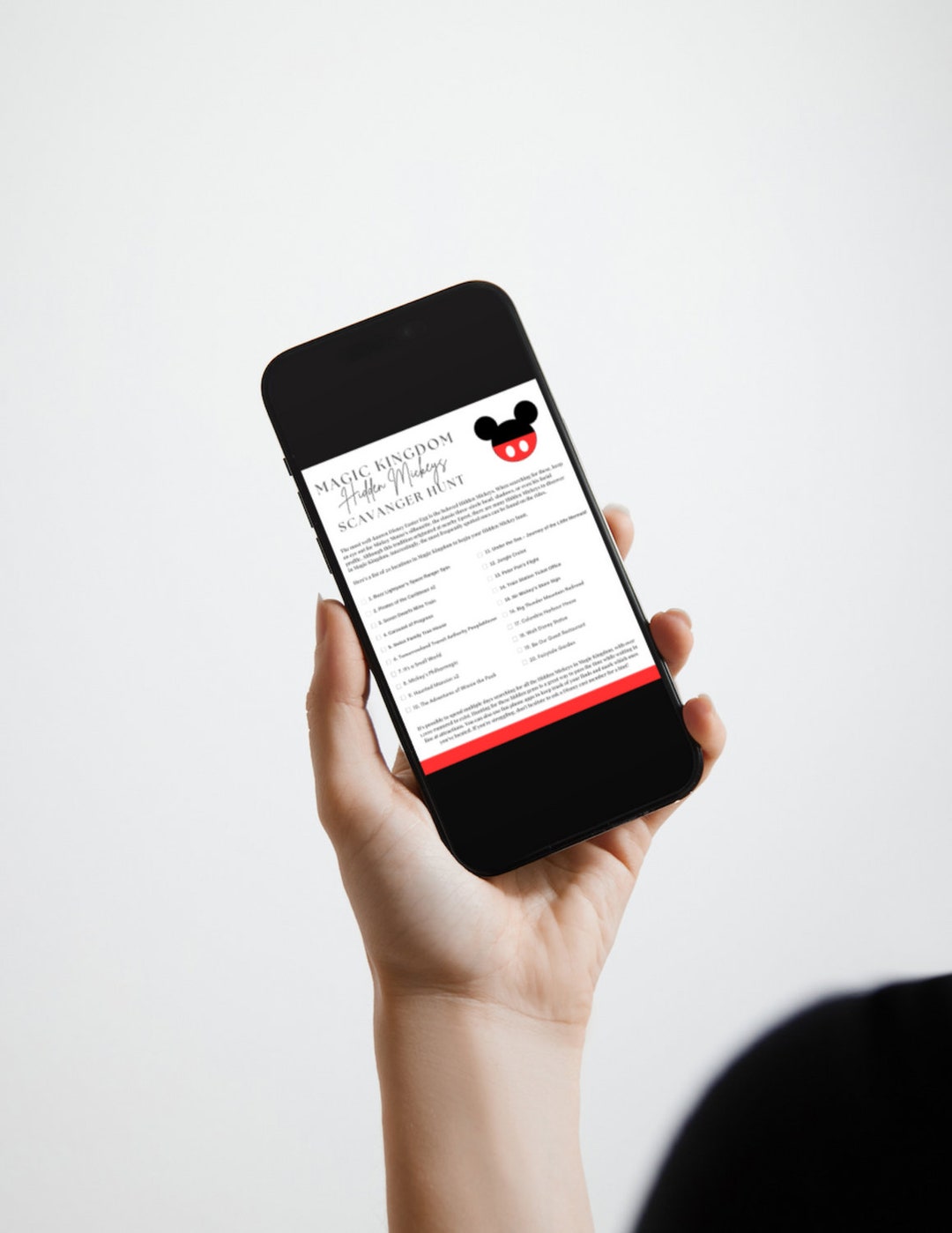 MK Hidden Mickey Scavenger Hunt - Etsy