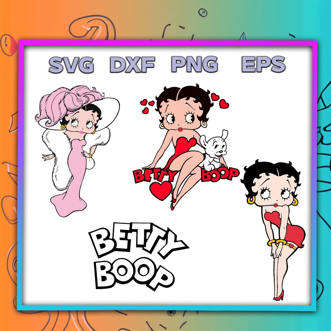 BETTY BOOP SVG Betty Boop Svg Files for Cricut Betty Boop - Etsy UK