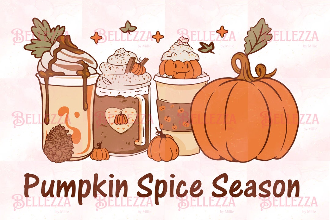 PUMPKIN SPICE Season Digital File PNG for Download - Etsy