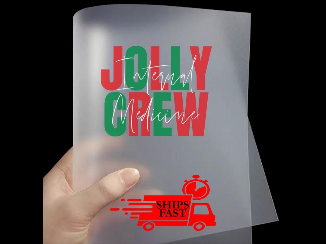 Internal Medicine Jolly Crew DTF Transfers, Doctor Nurse Team Iron On ...